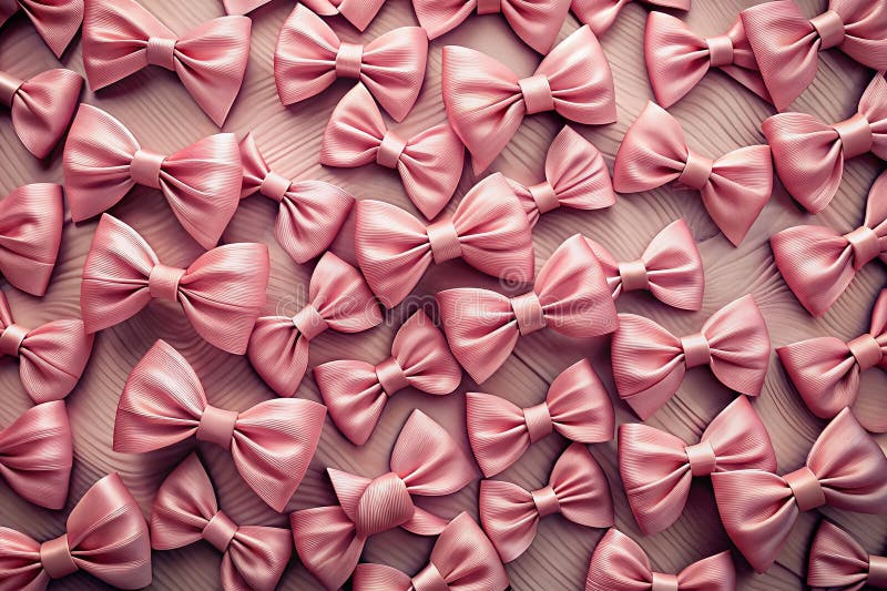 Elegant Pink Ribbon Bows a Versatile Pattern for Fashion and Stationery ...