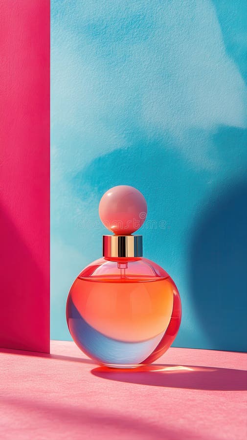 Exquisite Perfume Bottle Gracefully Positioned on a Table, Capturing ...