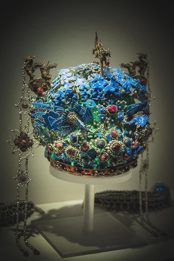 Phoenix Coronet in the Forbidden City in Beijing Stock Image - Image of ...