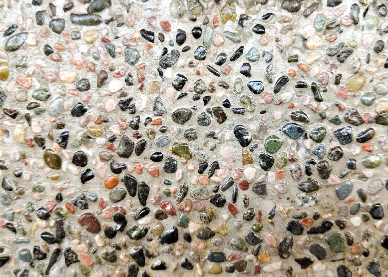 Exquisite Polished Exposed Aggregate Surface Stock Photo - Image of ...