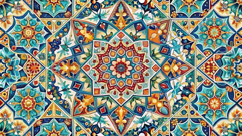 Exquisite Seamless Geometric Tile Pattern a Classic Design for Modern ...