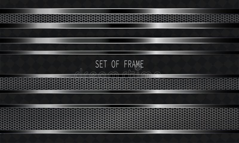 An Exquisite Set of Insulated Metal Mesh Frames with Border Stock ...