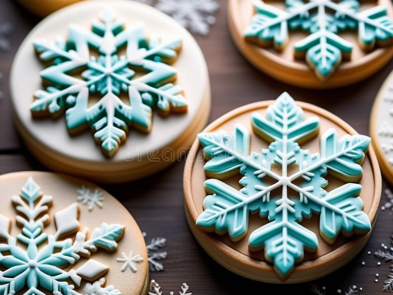 Exquisite Snowflake Cookie Stamps for Perfect Winter Treats.AI ...