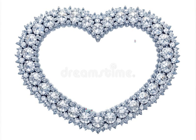 Exquisite Sparkling White Diamond Circle Frame a Luxurious Design ...