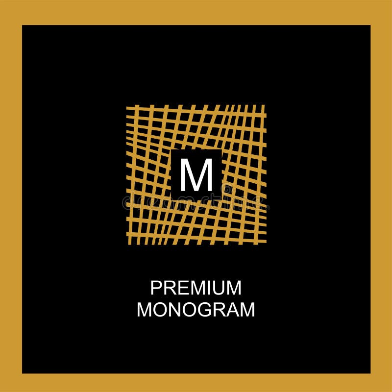 Exquisite Template for Creating a Monogram, Emblem, Logo. Intertwined ...