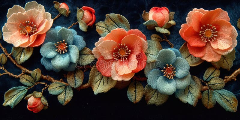 An Exquisite Textile Sample Made of Silk, Which is the Parts of ...