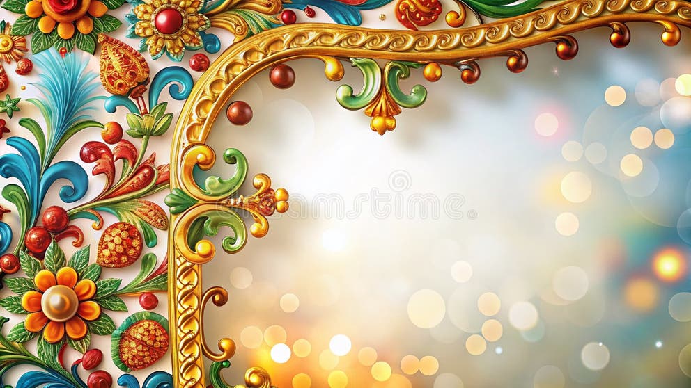 Exquisite Vintage Decorative Borders Elegant White Frames for ...