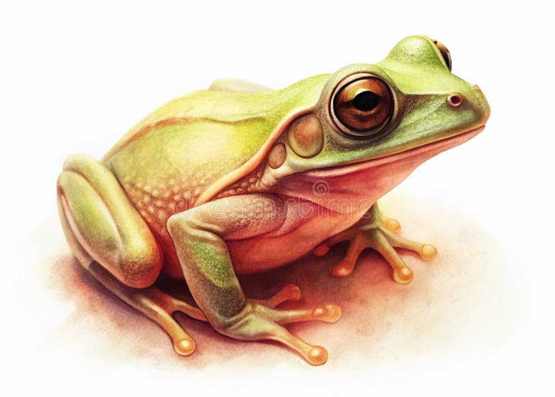 Charming VintageStyle Tree Frog Image Perfect for NatureThemed Design Projects Posters or Prints ...