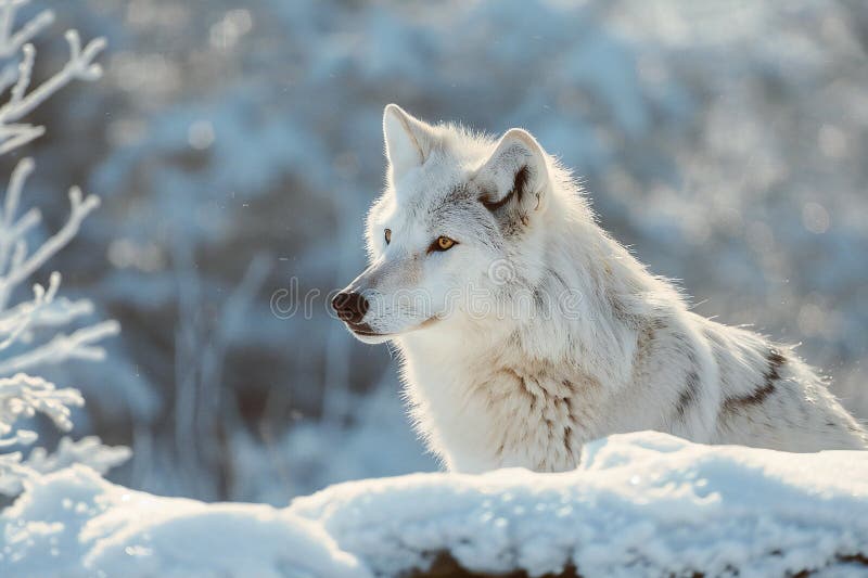 Exquisite Visual Featuring Wolf in the Snow Wallpaper, High Quality ...