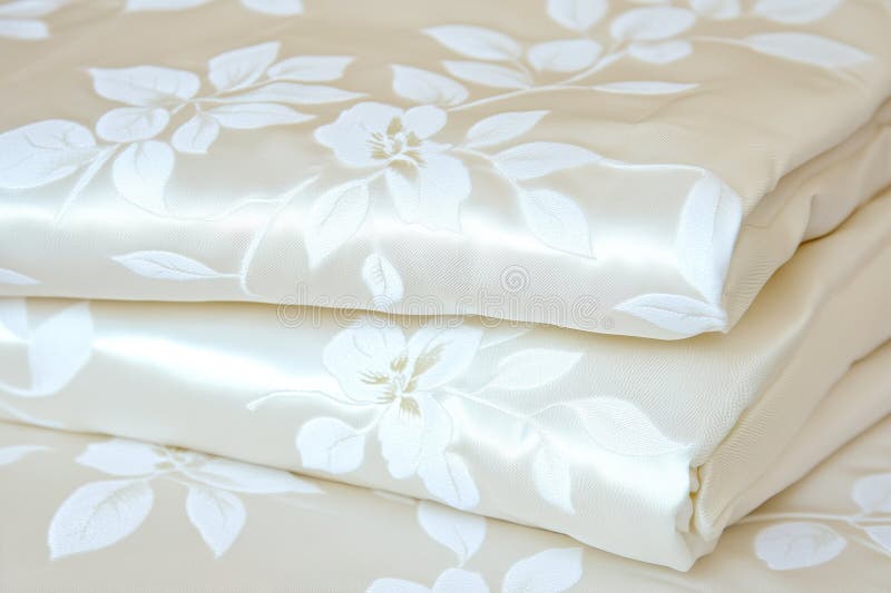 Exquisite White Organza Fabric Offering Romantic Backdrop Stock ...