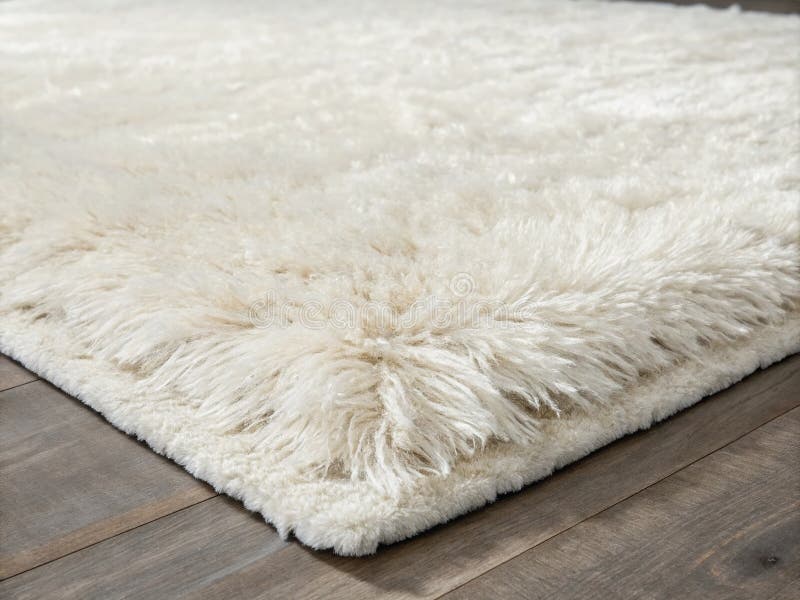 Soft White Wool Rug Texture a Luxurious Background for Interior Design ...