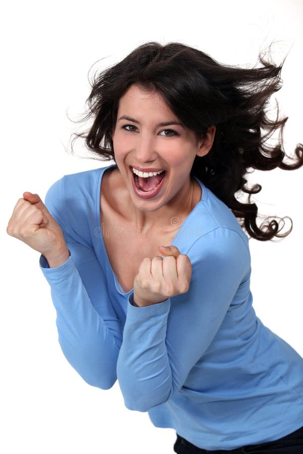 Extático foto de stock. Imagem de vento, acenar, riso - 37039994