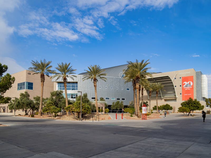 Exteior View of the UNLV Lied Library Editorial Photography - Image of ...