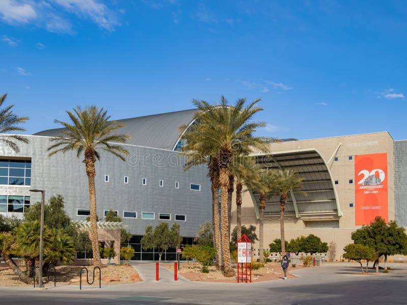 Exteior View of the UNLV Lied Library Editorial Stock Photo - Image of ...