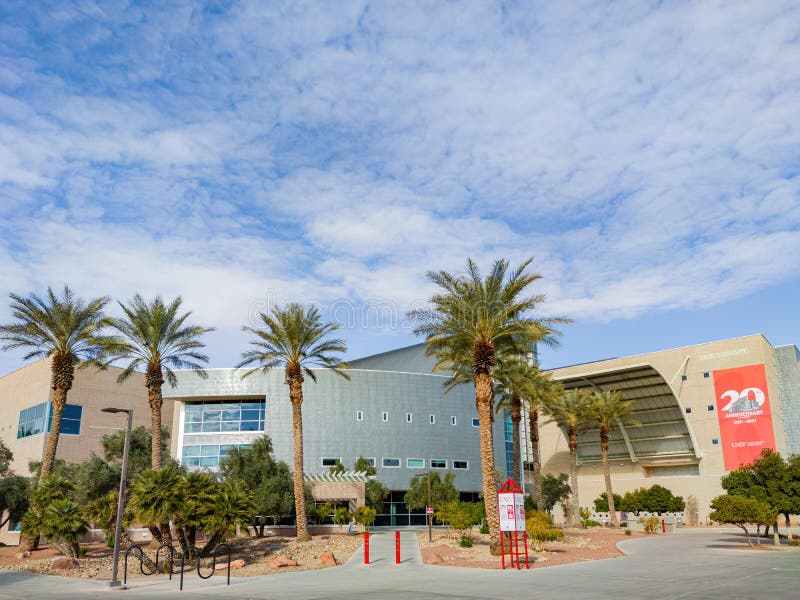 Exteior View of the UNLV Lied Library Editorial Photography - Image of ...