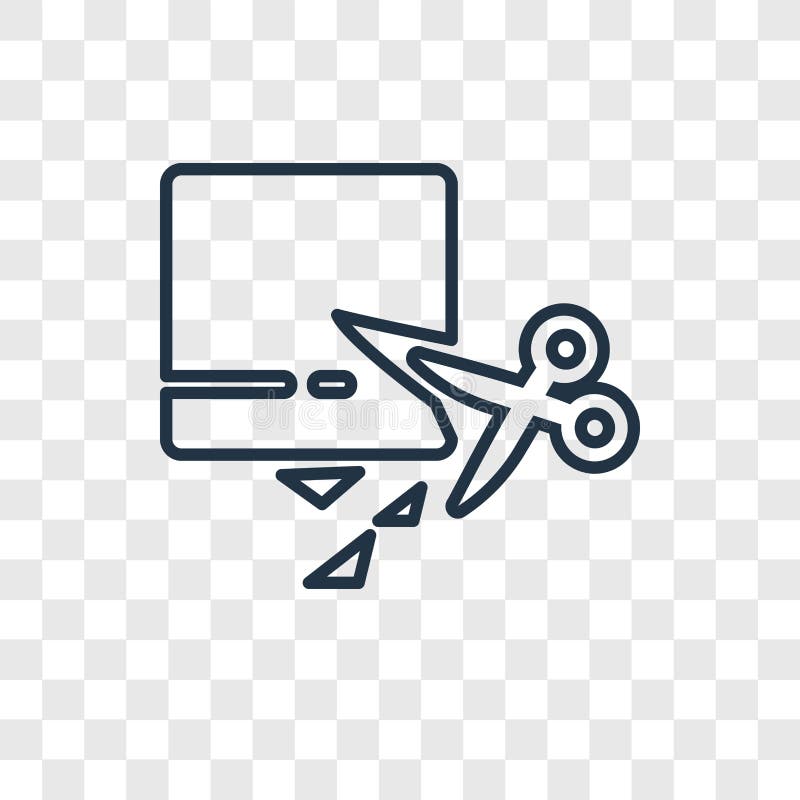 Extend Concept Vector Linear Icon Isolated on Transparent Background ...