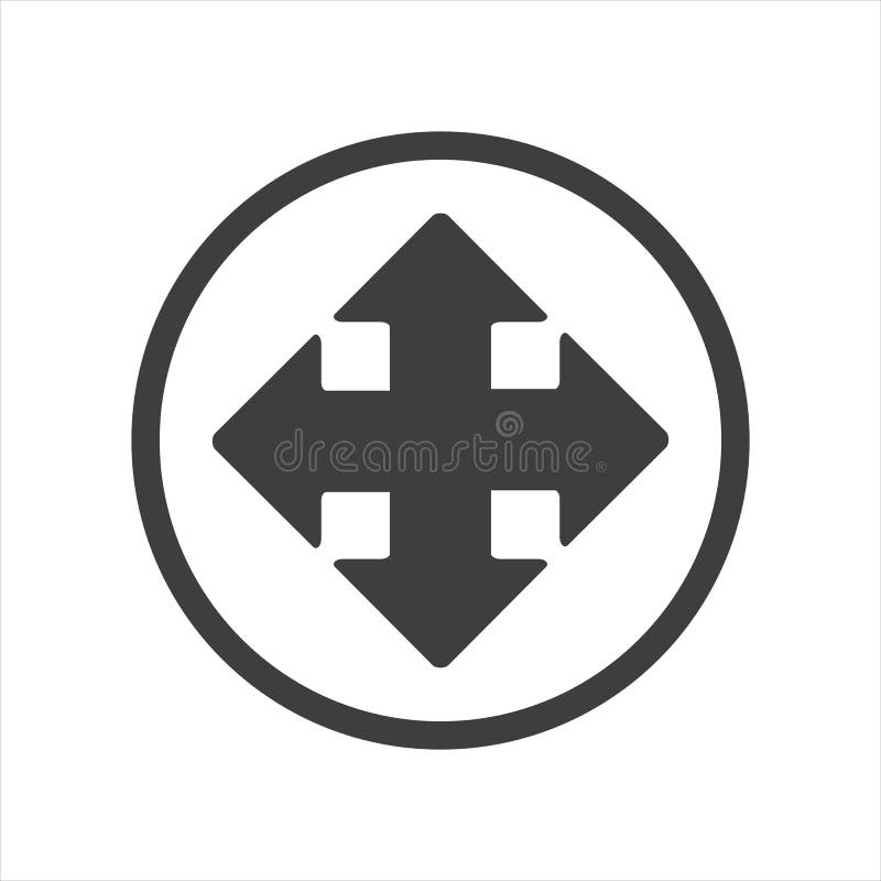 Extend Icon Vector Isolated on White Background, Logo Concept of Stock ...