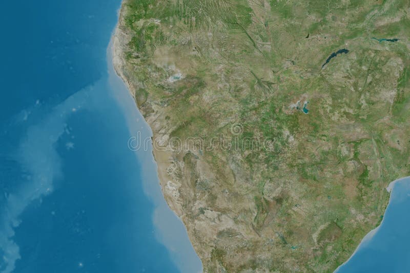 Namibia Neighbourhood. Satellite Stock Illustration - Illustration of ...