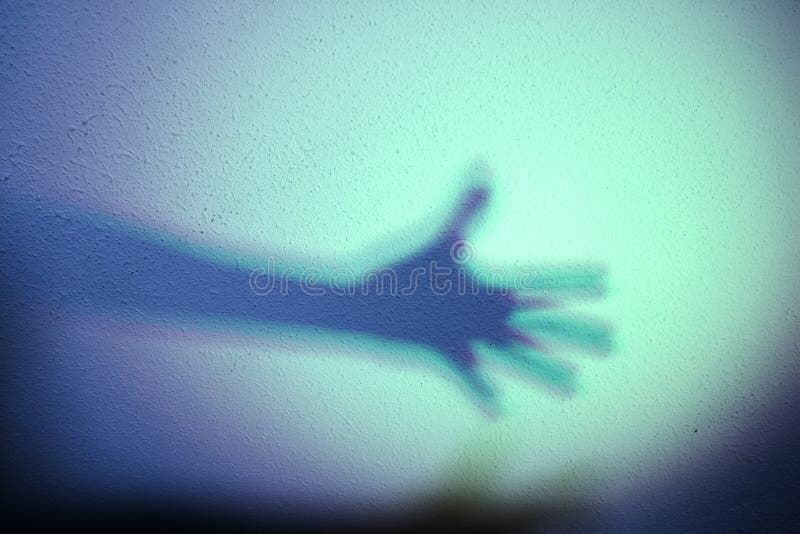 Extended arm with shadow stock photo. Image of human - 135950928