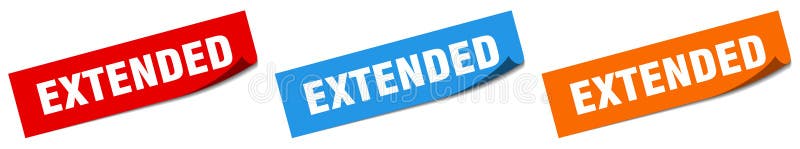 Extended Sticker Stock Illustrations – 4,014 Extended Sticker Stock ...