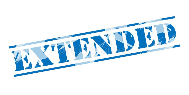 Extended blue stamp stock illustration. Illustration of texture - 97559524