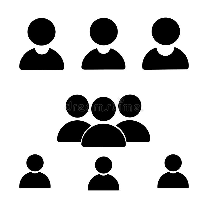 Extended Family Icon Set Vector Stock Vector - Illustration of ...