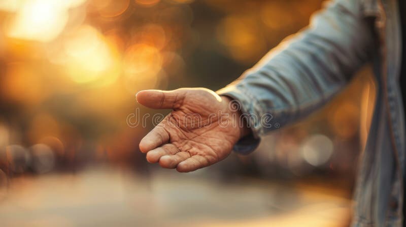 Extended Hand Friendship Ai Generated Stock Photos - Free & Royalty ...