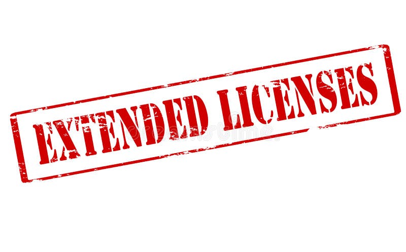 Extended licenses stock illustration. Illustration of rubber - 92071217