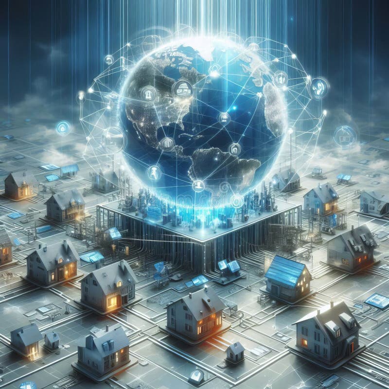 Extended Network System Environments Supporting Connections Acr Stock ...