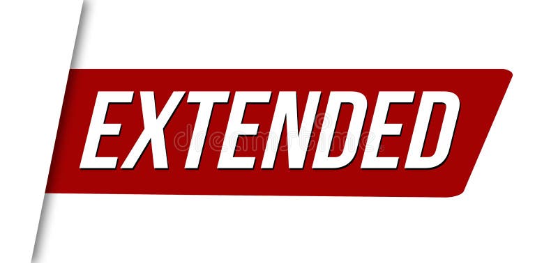 Extended Red Ribbon or Banner Design Stock Vector - Illustration of ...