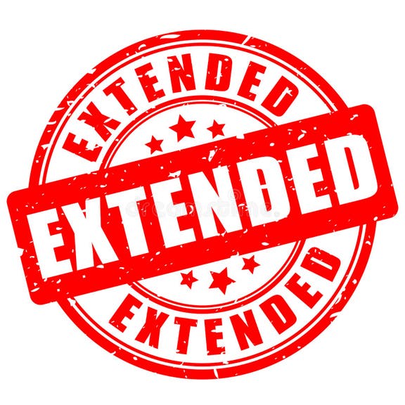 Extended rubber stamp stock vector. Illustration of date - 209226879