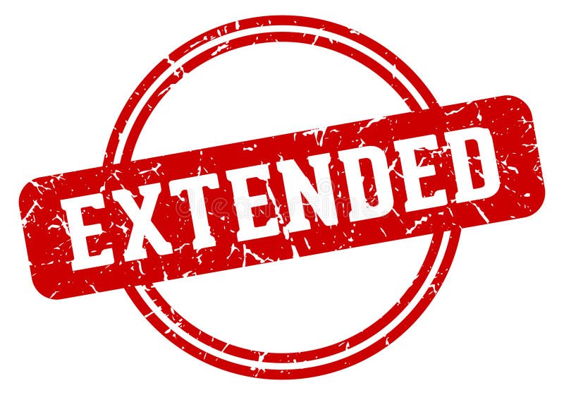 Extended stamp stock vector. Illustration of extended - 347663543