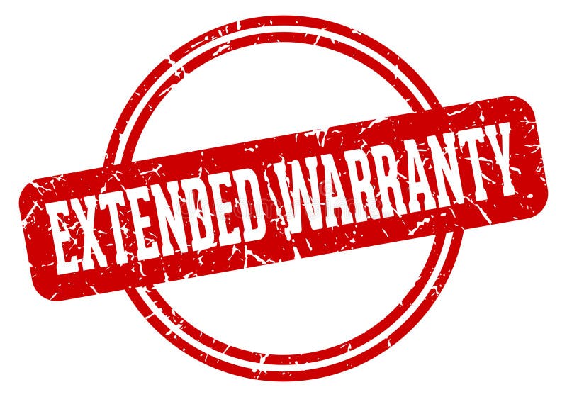 Extended Warranty Label or Sticker. Badge, Icon, Stamp. Vector ...
