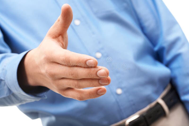 Extending the hand stock image. Image of goal, communication - 18002793