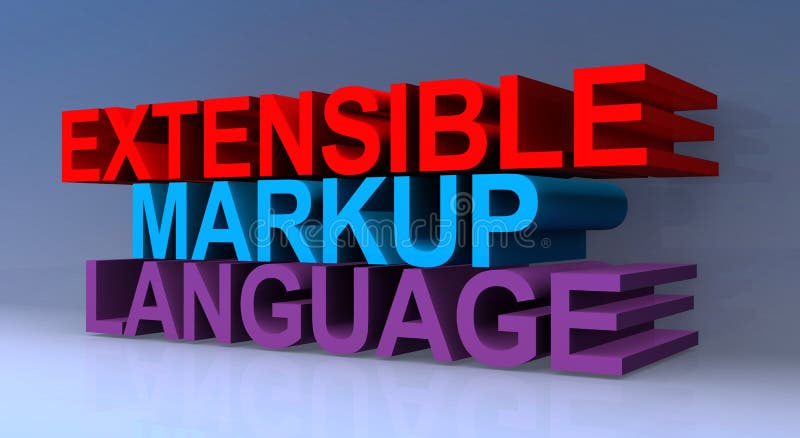 Xml Extensible Markup Language Desktop Computer Stock Vector ... Xml Extensible Markup Language Desktop Computer Stock Vector ...
