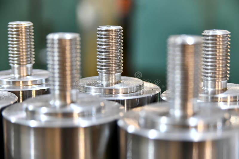 Extension Adapter with Threaded Connection, Turned on a Lathe Stock ...