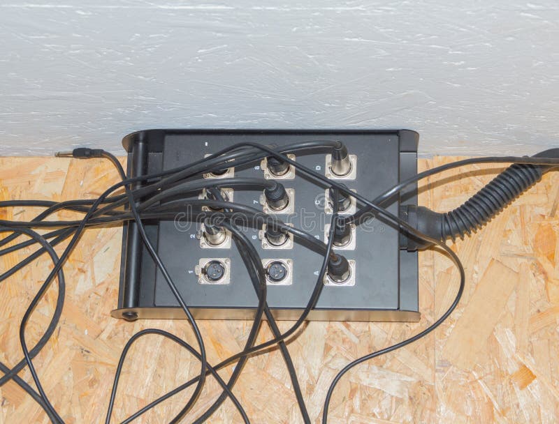 Extension Cable for the Wires of Musical Instruments. Stock Photo ...