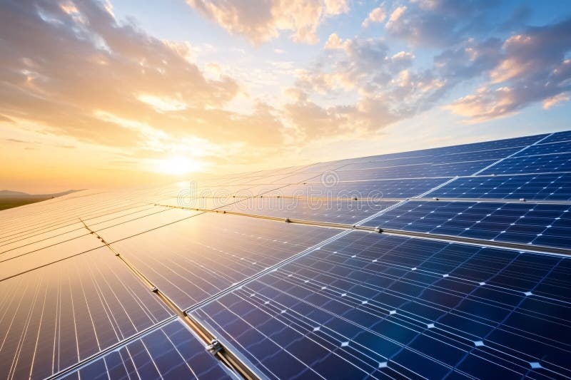 The Extensive Coverage of Solar Panels Across the Landscape Highlights ...