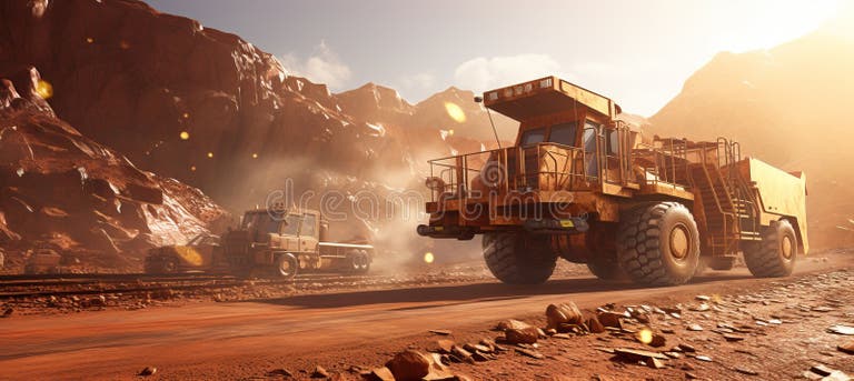 Extensive Mining Activity at a Sprawling Quarry for the Extraction of ...