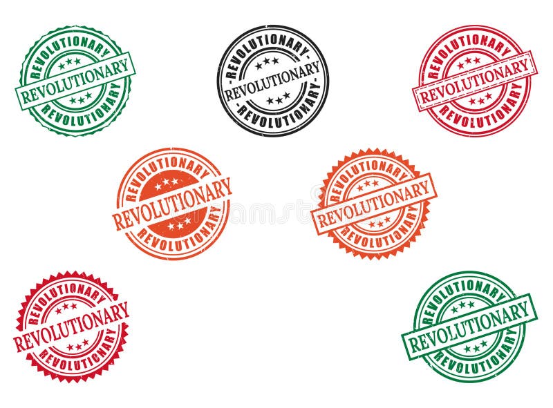 Extensive Revolutionary Stamp Collection, Vector Set of Groundbreaking ...