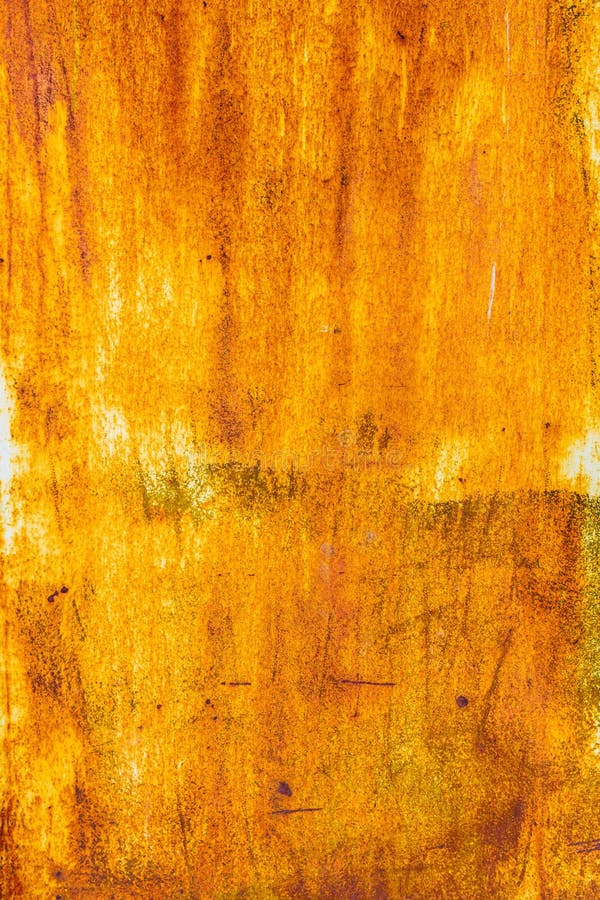 Rust Covered Metal with White Paint Traces Stock Photo - Image of oxide ...