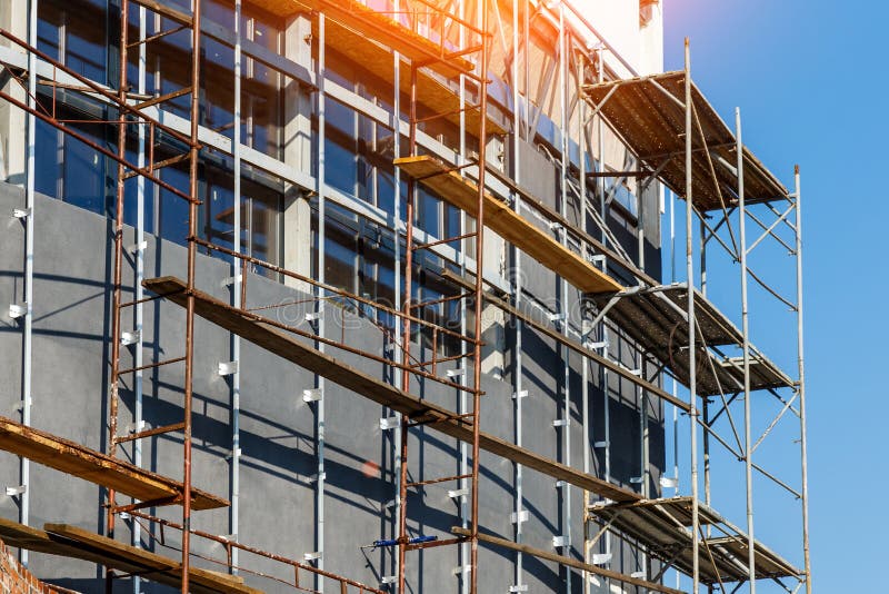 Extensive Scaffolding Providing Platforms for Work in Progress on a New ...