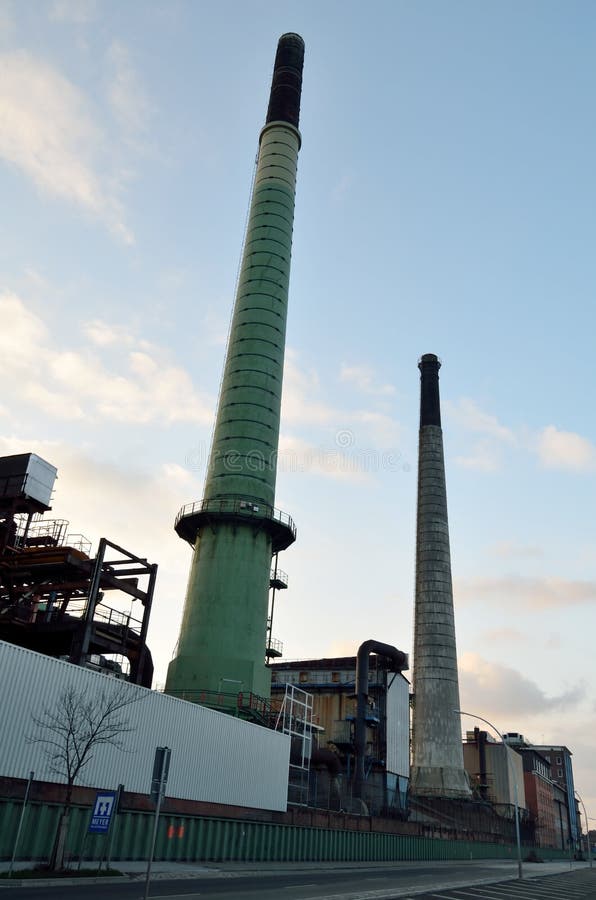 The Exterior of Aurubis Copper Factory Stock Photo - Image of work ...
