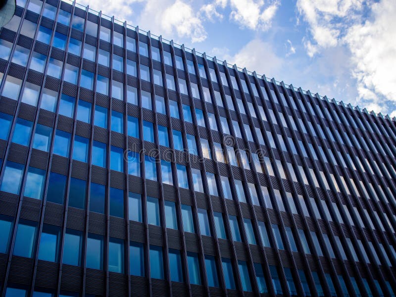 Exterior of a Beautiful Modern Building with Glass Windows in Berlin ...