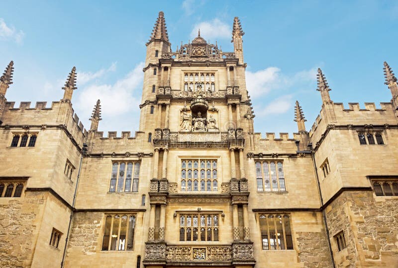 Exterior of the Bodleian Library Building in Oxford Stock Photo - Image ...