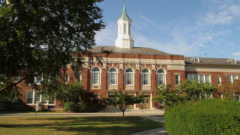 Brick High School (1 of 3) stock video. Video of books - 64474763