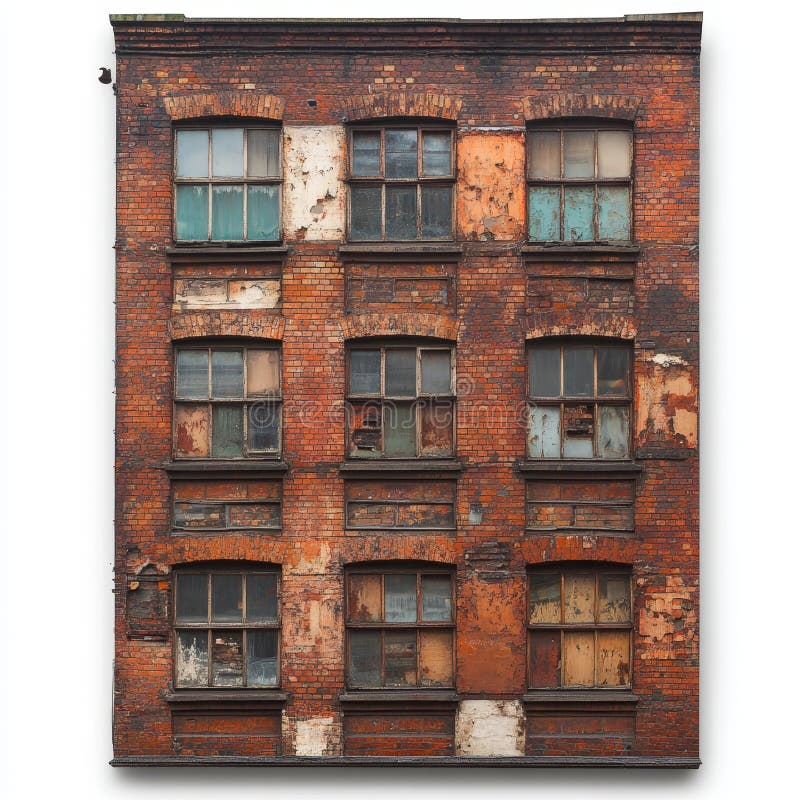 The Exterior of the Building Boasts an Old Brick Wall with Multiple ...