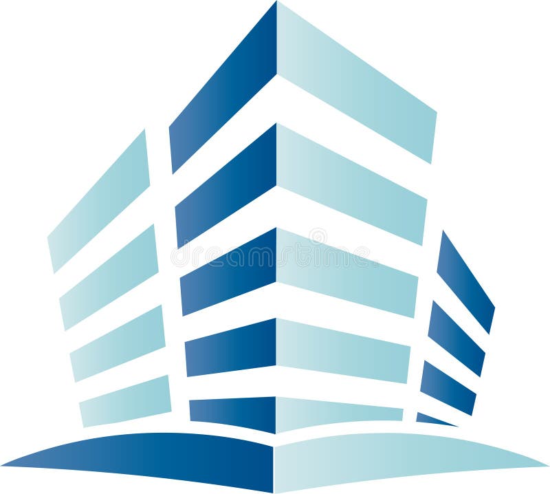 Exterior Building Logo Concept Stock Vector - Illustration of architech ...