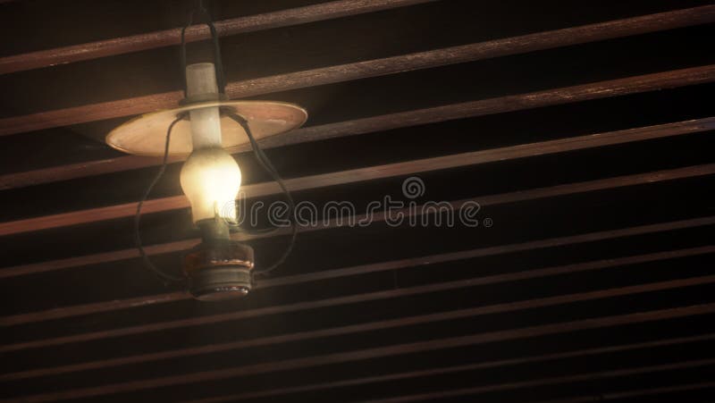 Exterior of Building with Lights of Lamp with Light Light Stock Photo ...