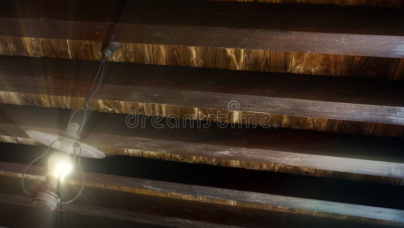 Exterior of Building with Lights of Lamp with Light Light Stock Image ...